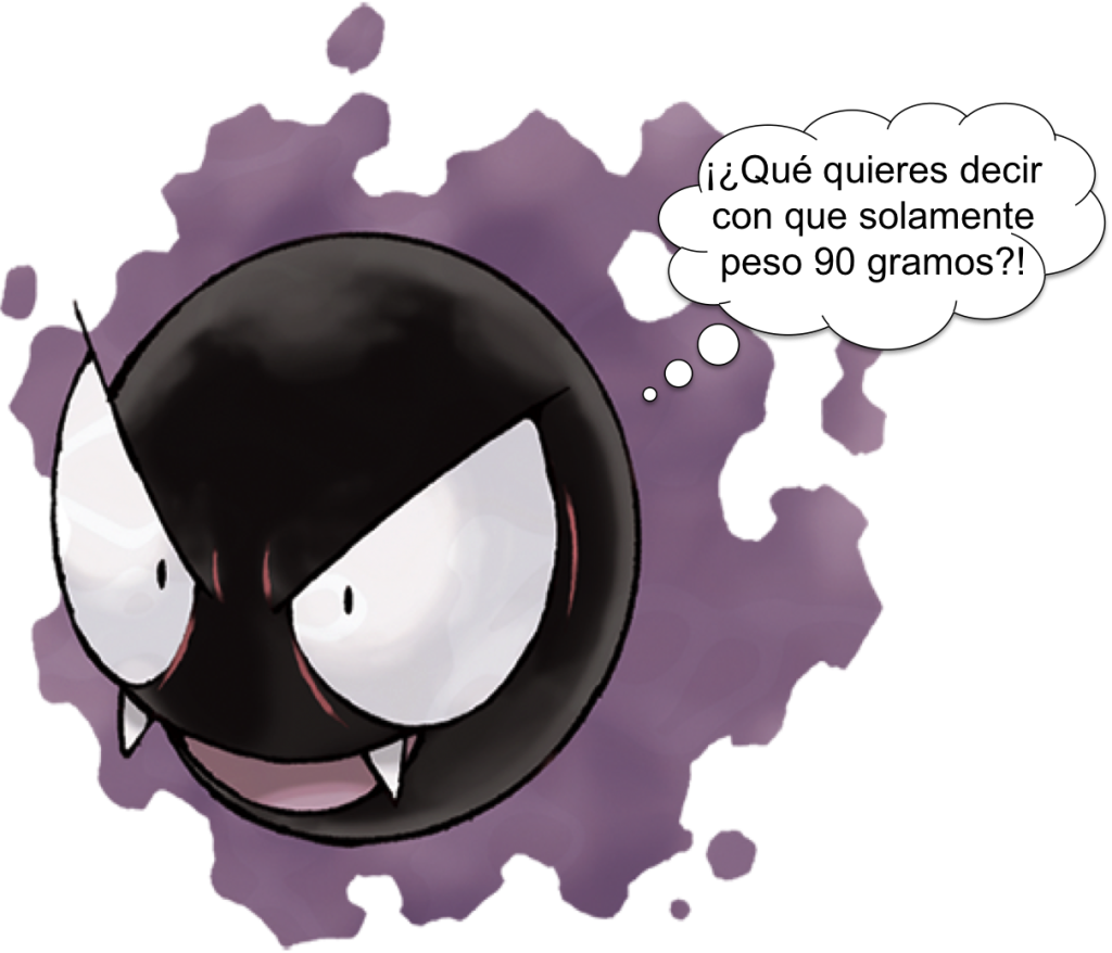 ¿Cuántos moles de gas contiene un Pokémon Gastly? – Sustainable Nano ...